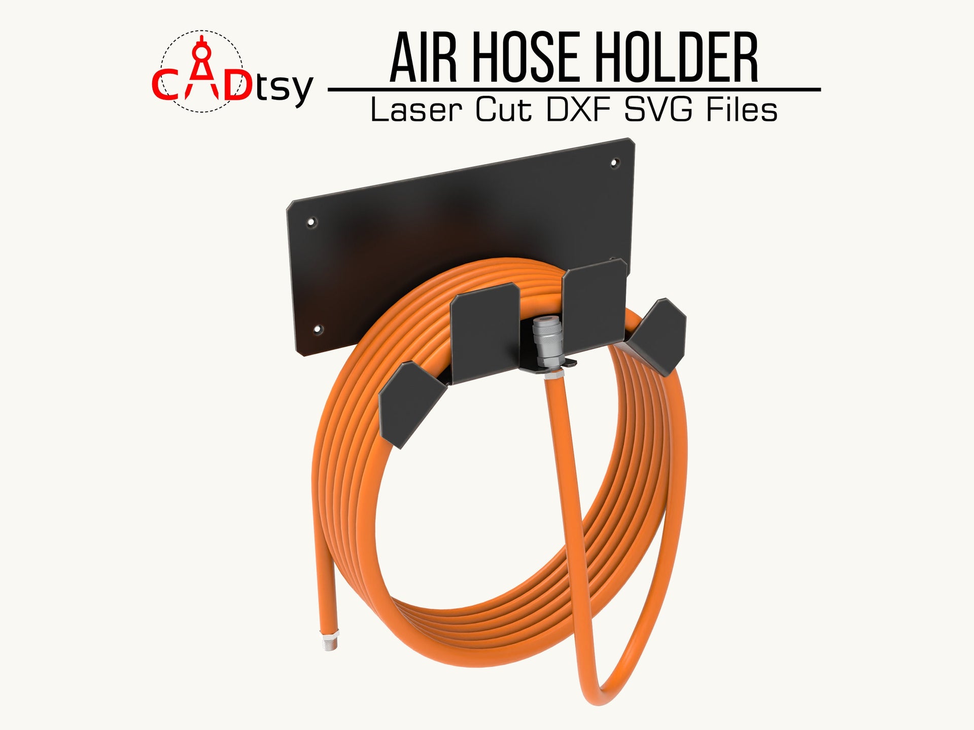 Hose and Cord Holder DXF & SVG Files for CNC | CADtsy - CADtsy