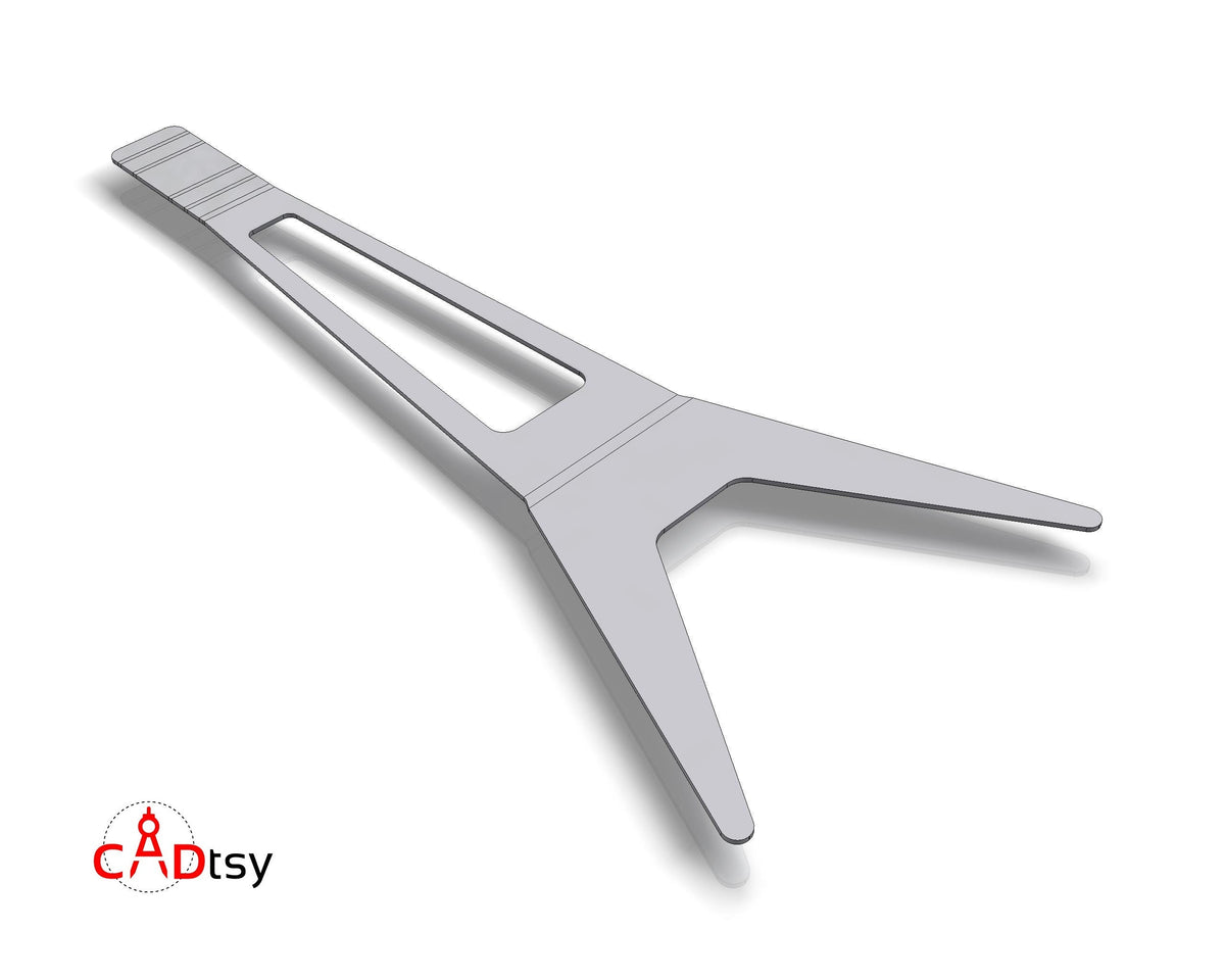 Headphone Stand DXF File | Metal CNC Design | CADtsy - CADtsy